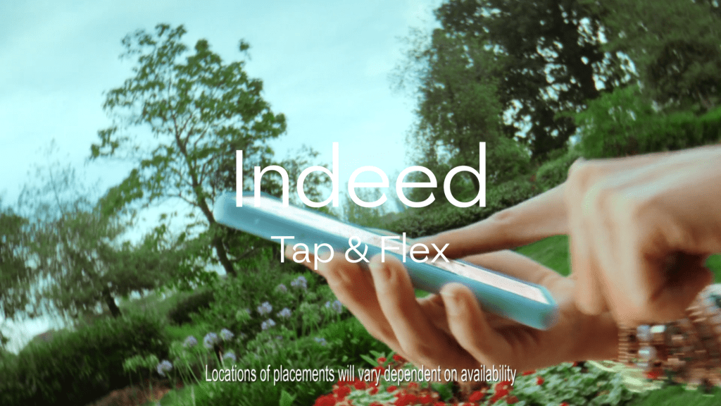 Indeed - Tap & Flex - Bubble TV